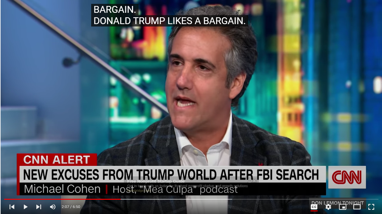 MICHAEL COHEN – Elephants in our Rooms