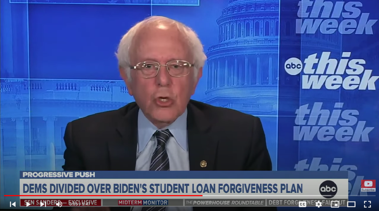 BERNIE SANDERS ~ 2022 – Elephants in our Rooms